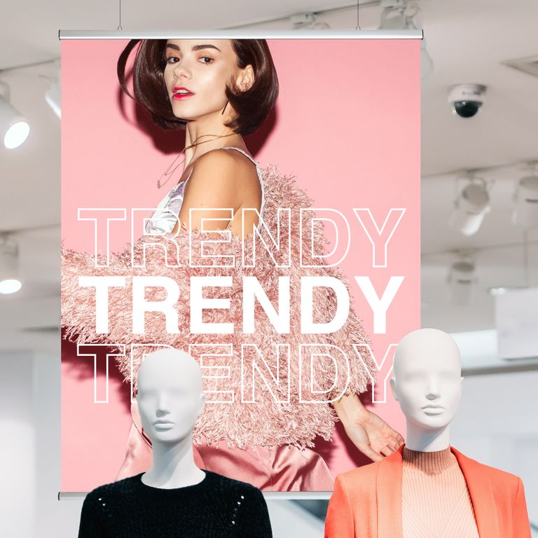 48" Wide Poster Snap Poster Hanger | Silver Anodized