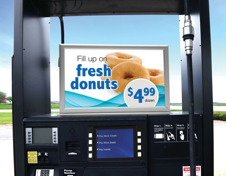Sign Holders for Gas Station & Convenience Stores | Renzel USA
