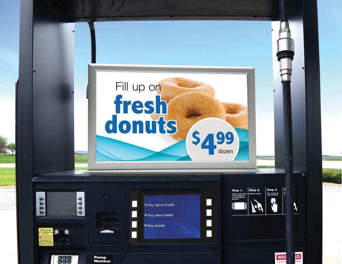 Sign Holders for Gas Station & Convenience Stores | Renzel USA