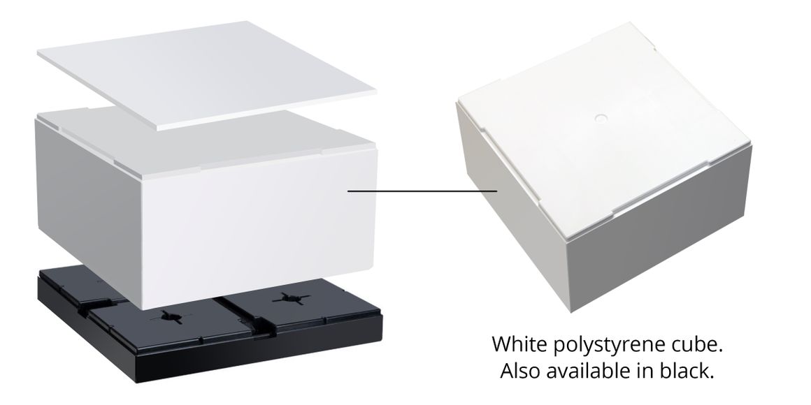 EasyCubes Cube, White