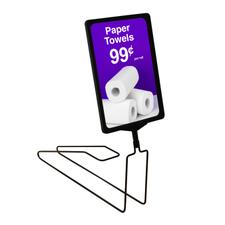 Sturdy Pallet Stand Sign Holders | Slotted Plastic Frames
