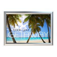 Aluminum Window Snap Frames | Double-Sided Advertising