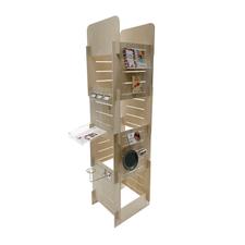 Wooden Slatwall Stand | Sturdy & Eco-Friendly Displays