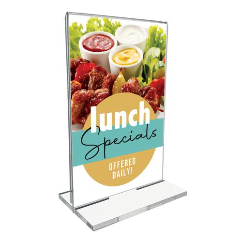 Table Menu Stands | PVC & Acrylic | Renzel USA