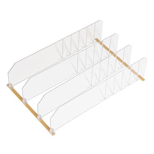 Shelf Storage Dividers for Organized Retail Displays