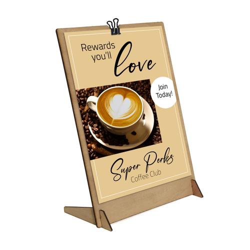 Sustainable Wooden Sign Stands | Renzel USA