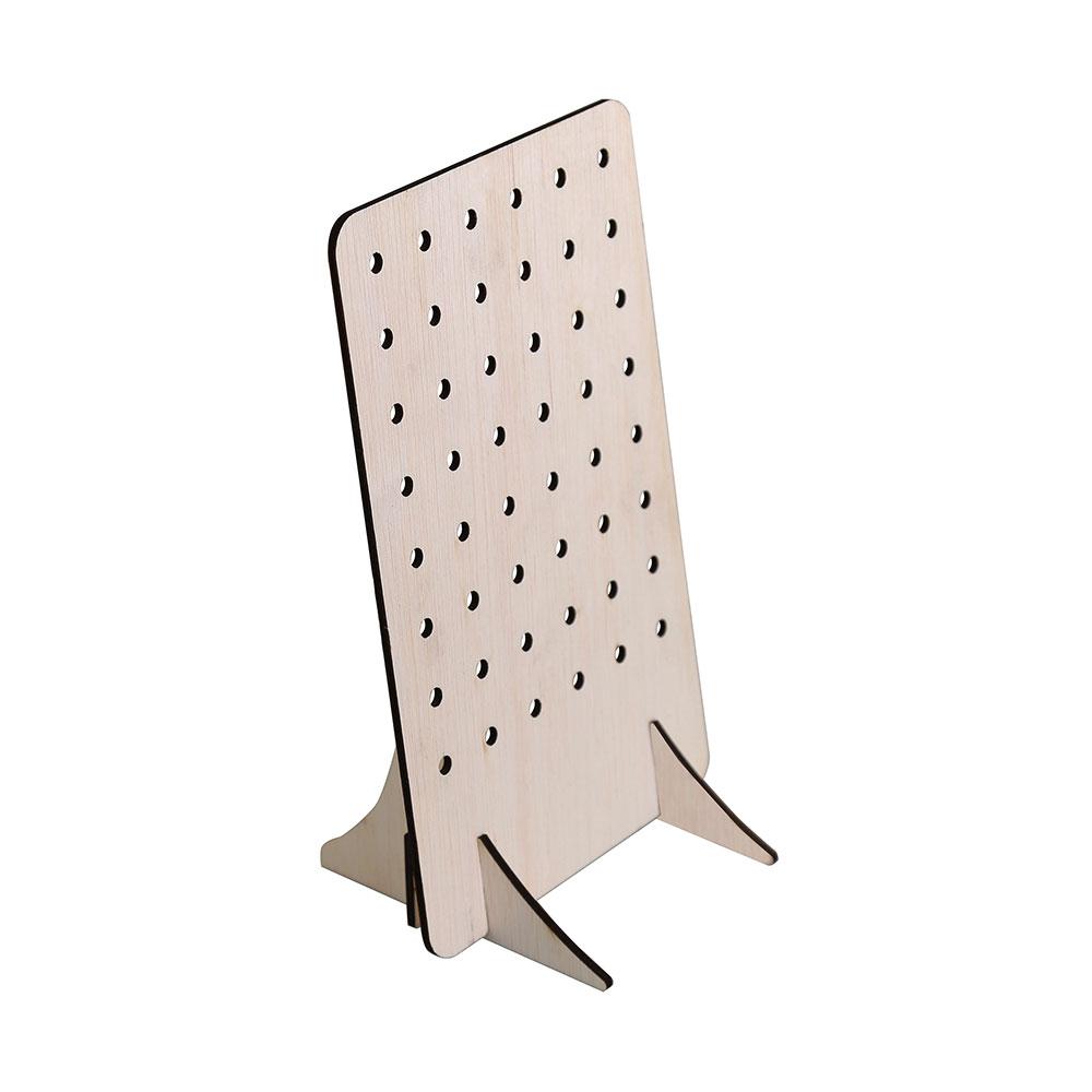 Small Wooden Pegboard Display | 6.5” x 8” | Renzel USA