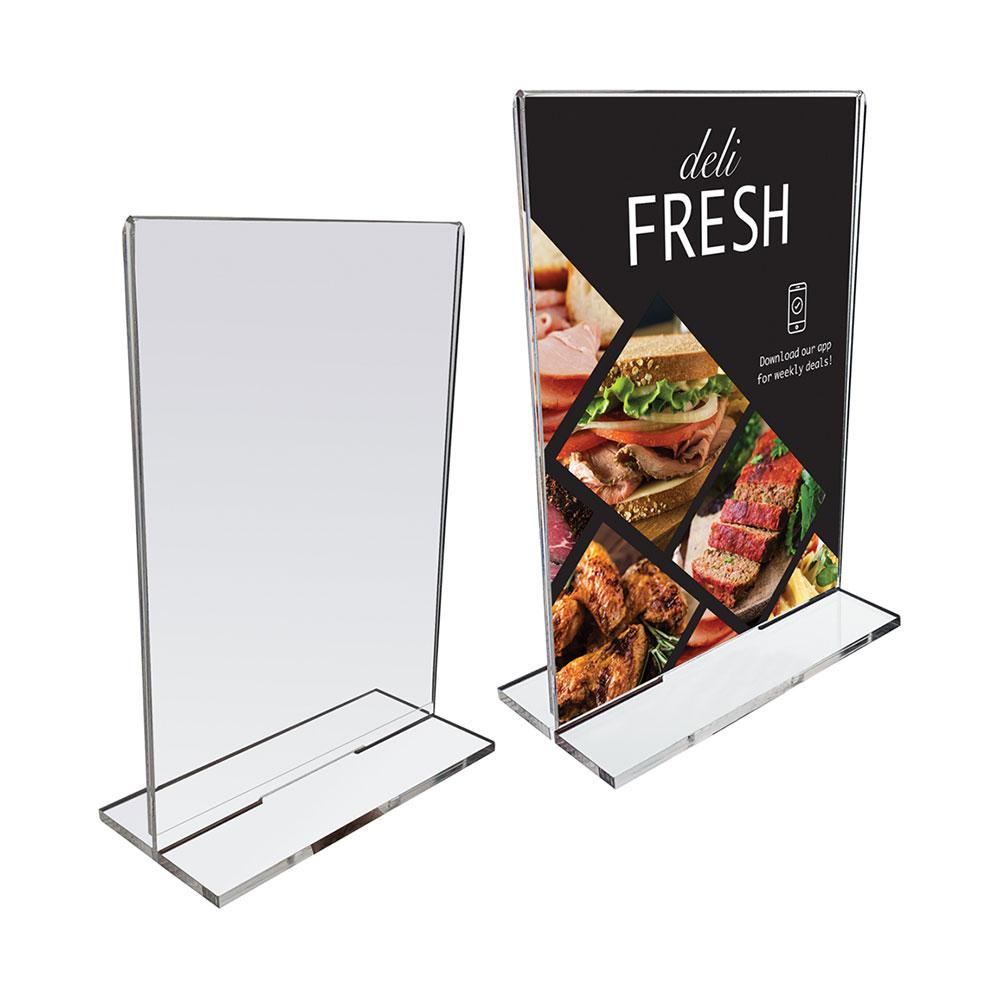 Acrylic Sign Holder with Removable Base | Renzel USA
