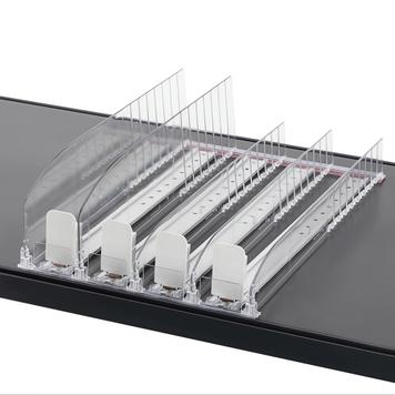 Series MP Shelf Divider and Shelf Pusher Kit